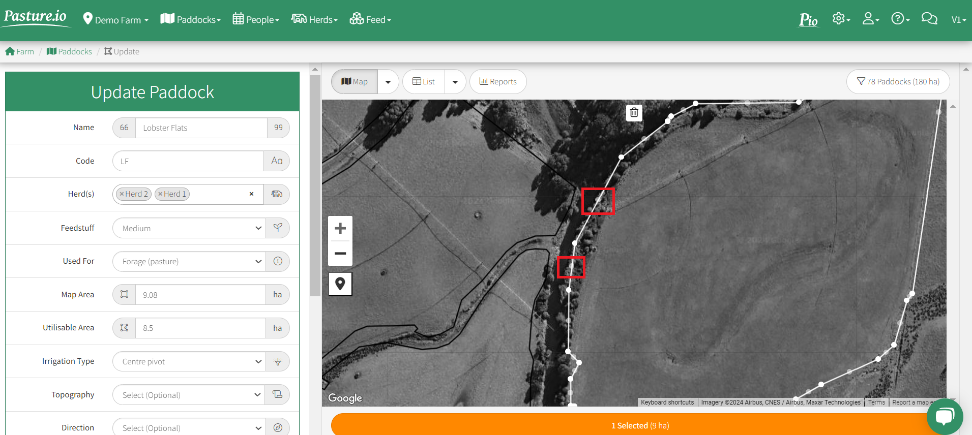Changing paddock boundaries/fences